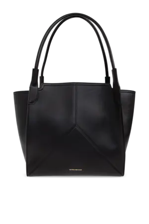 Victoria Beckham Leather Shopper Bag - Black