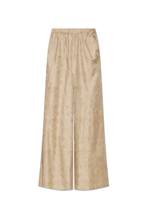 Max Mara Domizia Silk Wide Leg Trousers