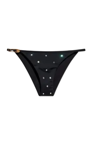 Versace Shimmering Appliqué Swimsuit Bottoms - Black
