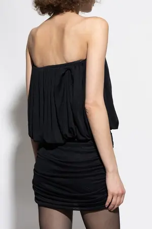 Isabel Marant Adelita Strapless Dress - Black