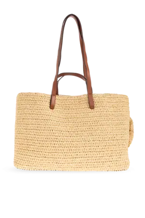 Ulla Johnson Lali Floral Shopper Bag - Beige