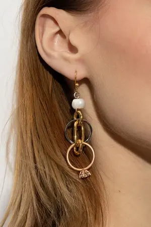 Marni Earrings With Pendants - Gold
