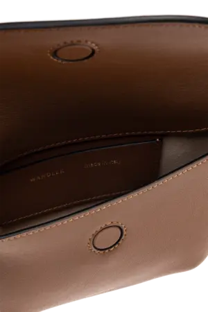WANDLER Kate Mini Shoulder Bag - Brown