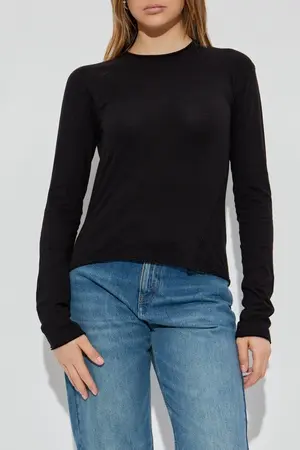 Helmut Lang Embroidered Logo Top