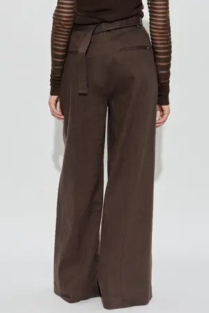 Helmut Lang Wide-leg Crease Trousers