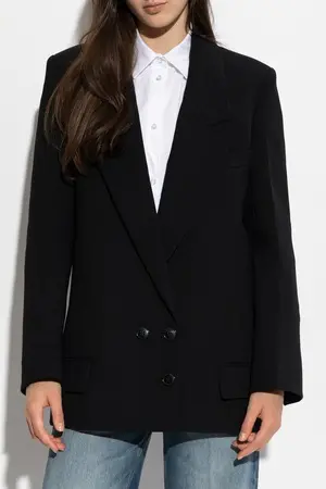 Victoria Beckham Double-breasted Blazer - Black