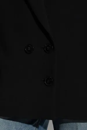 Victoria Beckham Double-breasted Blazer - Black