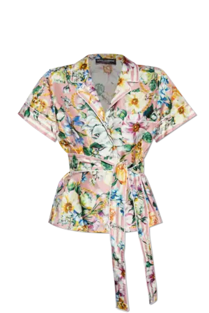 Dolce & Gabbana Floral Silk Shirt