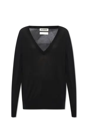 Jil Sander V Neck Sweaters For Women