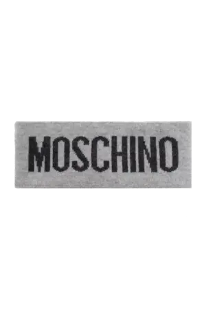 Moschino Logo Headband - Grey