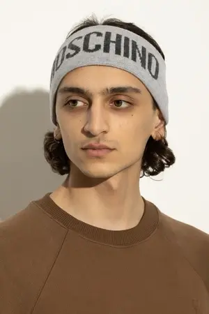 Moschino Logo Headband - Grey