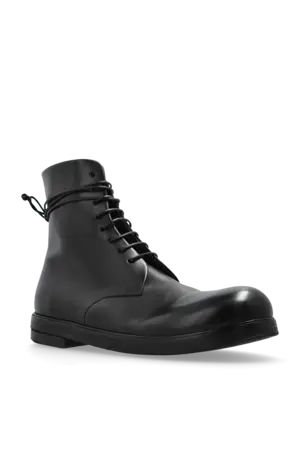 Marsèll Leather Ankle Boots - Black