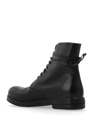 Marsèll Leather Ankle Boots - Black