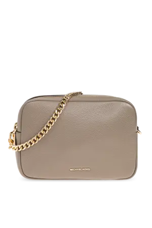Michael Kors Shoulder Bag In Textured Leather With Golden Hardware