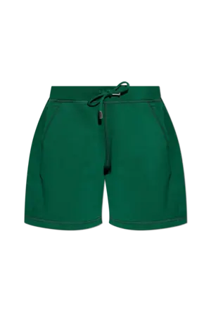 Dsquared2 Logo Cotton Shorts - Green