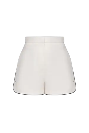 Max Mara Orbita Satin Shorts - White