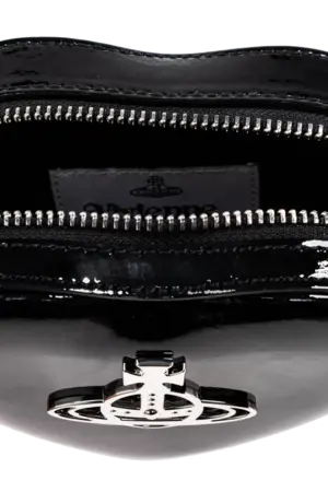 VIVIENNE WESTWOOD Heart-shaped Shoulder Bag - Black