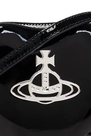 VIVIENNE WESTWOOD Heart-shaped Shoulder Bag - Black