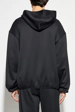 Casablanca Metallic Logo Oversized Hoodie - Black