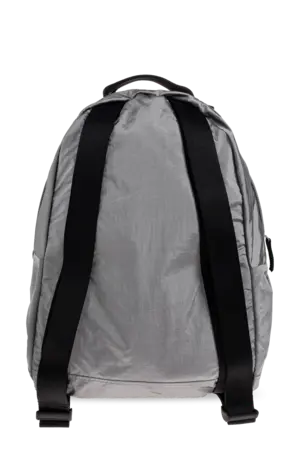 Stone Island Backpack With Logo - Grey