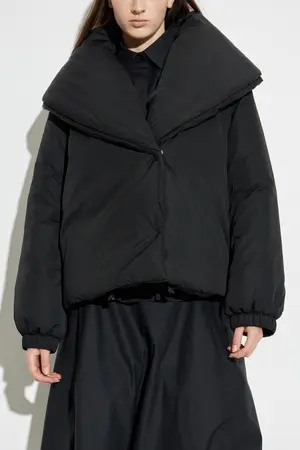Moschino Oversized Insulated Jacket With Wide Collar