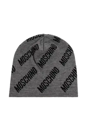 Moschino Monogrammed Cap - Grey