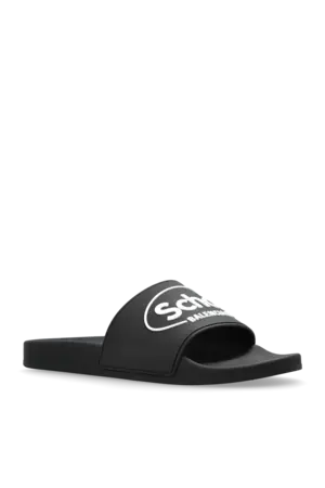 Balenciaga X Scholl Slides - Black