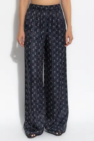 Tory Burch Patterned Wide-leg Trousers