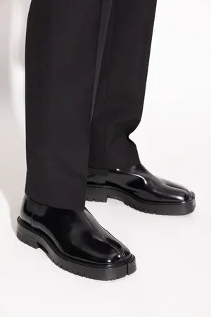 MAISON MARGIELA Patent Leather Chelsea Ankle Boots