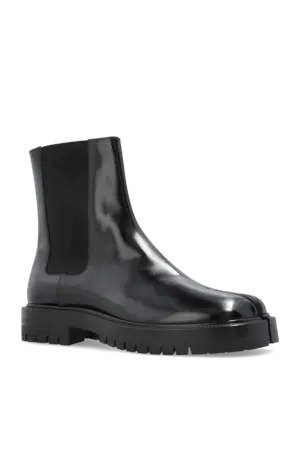MAISON MARGIELA Patent Leather Chelsea Ankle Boots