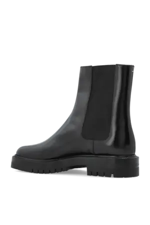MAISON MARGIELA Patent Leather Chelsea Ankle Boots
