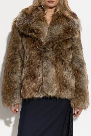 MAISON MARGIELA Faux Fur Jacket