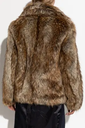 MAISON MARGIELA Faux Fur Jacket