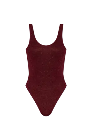 Oseree One-piece Swimsuit - Burgundy