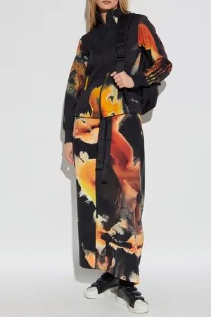 Y3 Printed Zip-up Sweatshirt