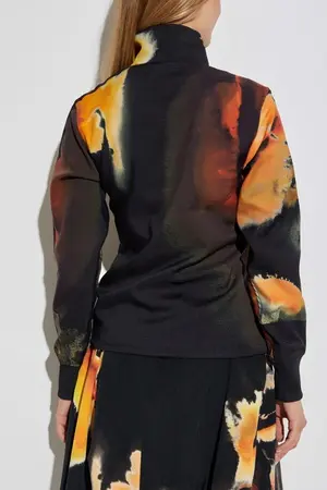 Y3 Printed Zip-up Sweatshirt