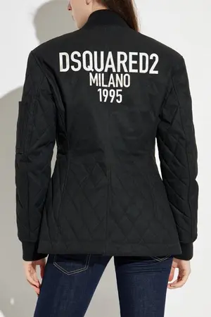 Dsquared2 Quilted Jacket With Logo