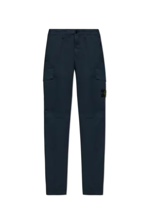 Stone Island Tapered Logo Trousers