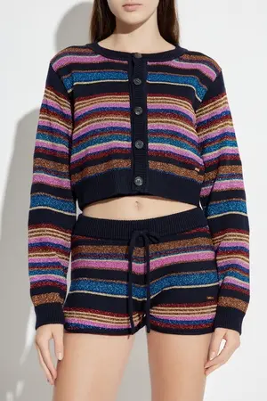 Dsquared2 Striped Knit Cardigan - Multicolour
