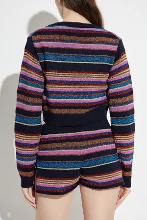 Dsquared2 Striped Knit Cardigan - Multicolour