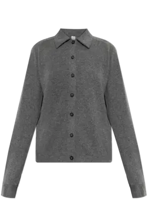 TOTEME Cashmere Cardigan - Grey