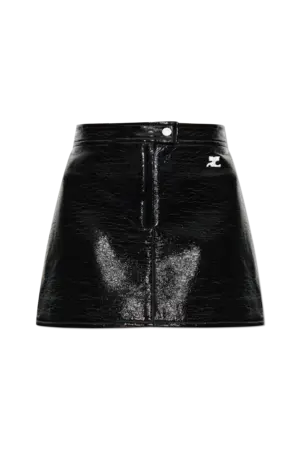 COURREGES Short Skirt - Black
