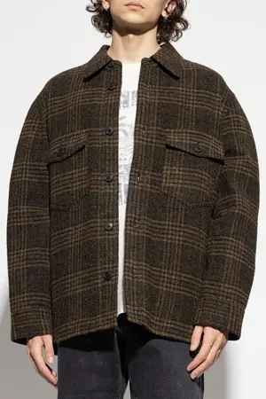 MARANT Kervey Checked Wool Jacket