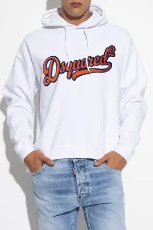 Dsquared2 Logo Cotton Hoodie
