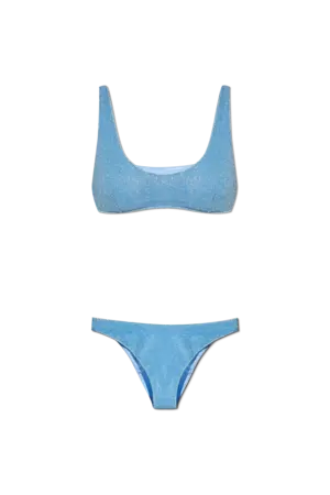 Oseree Two-piece Lurex Swimsuit - Blue