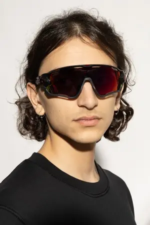 Oakley Jawbreaker Shield Sunglasses - Black