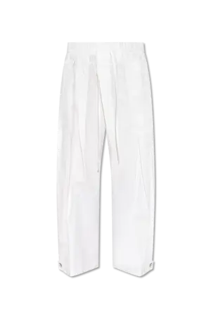 JIL SANDER Oversized Organic Cotton Trousers