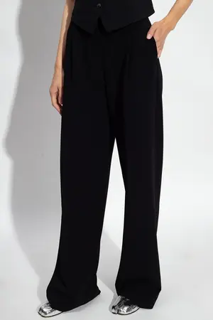 Michael Kors Pleat-front Wide Leg Trousers