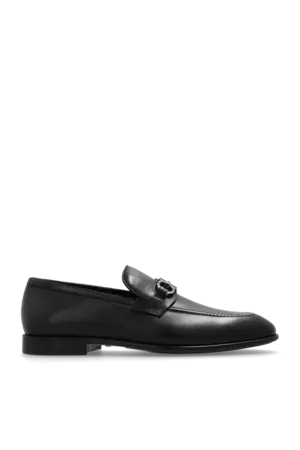 FERRAGAMO Gancini Leather Loafers
