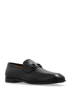FERRAGAMO Gancini Leather Loafers